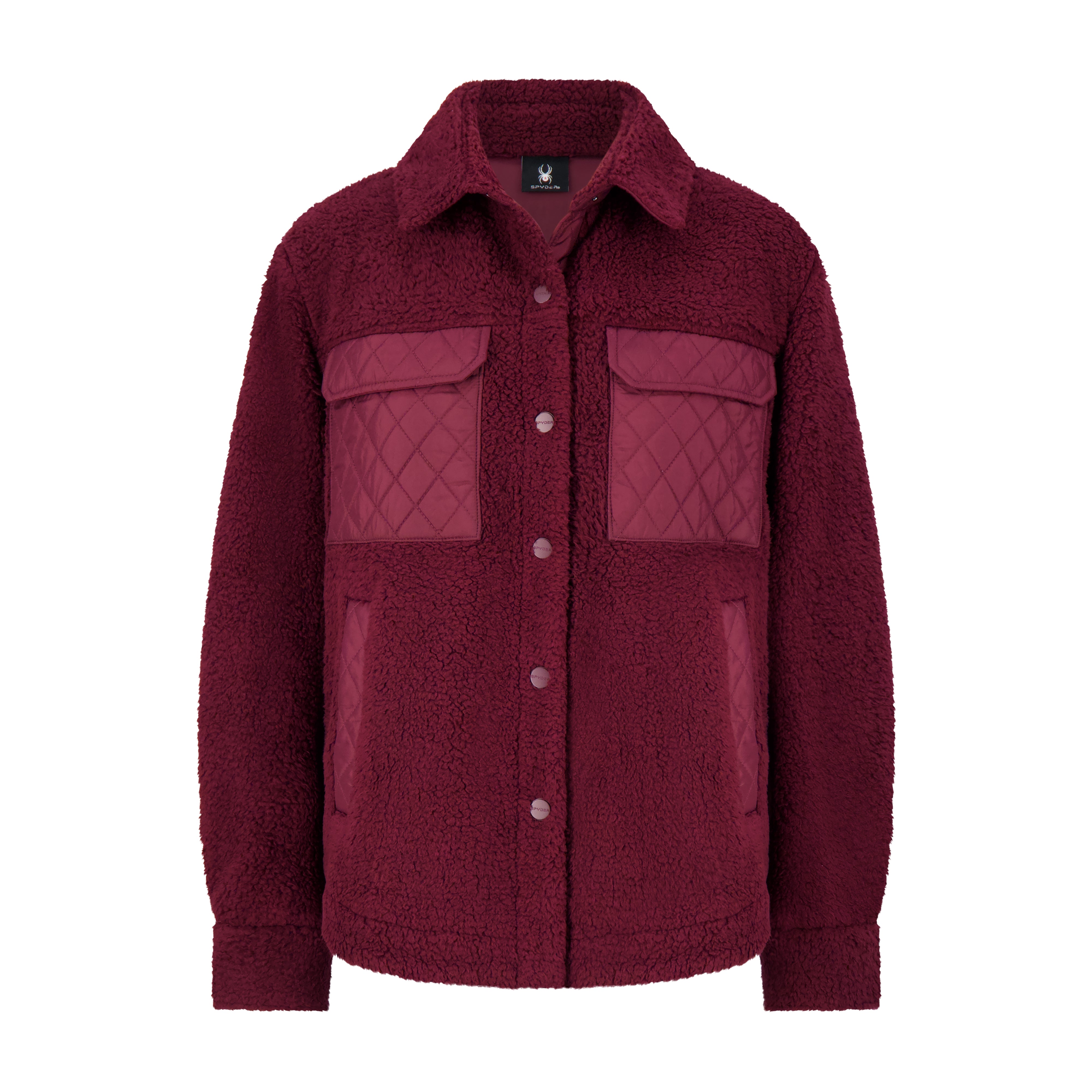 Women's Sherpa Shacket - Wine – Spyder